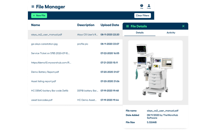 Medical Equipment Maintenance Software for BioMed